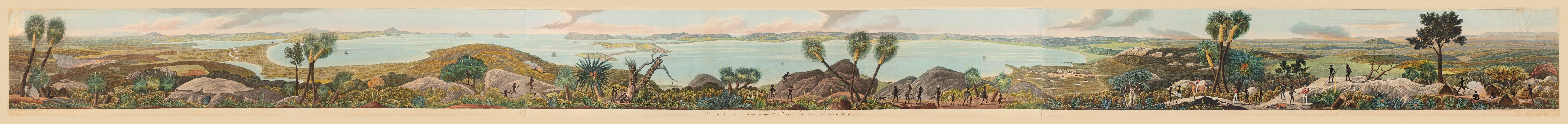 Robert Dale Panoramic view of King George’s Sound, part of the colony ...